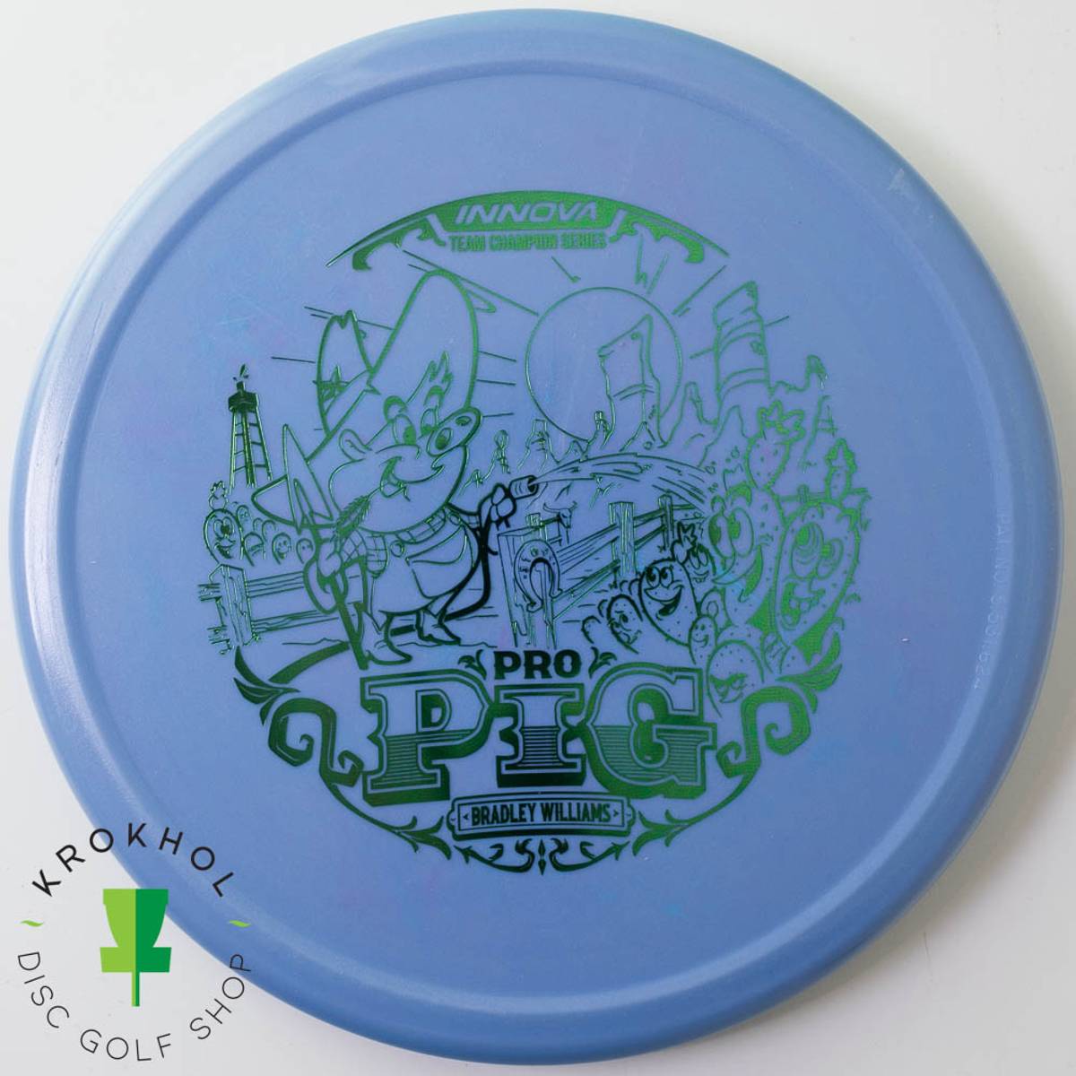 Pro Color Glow Pig - Bradley Williams Tour Series - Krokhol Disc Golf Shop